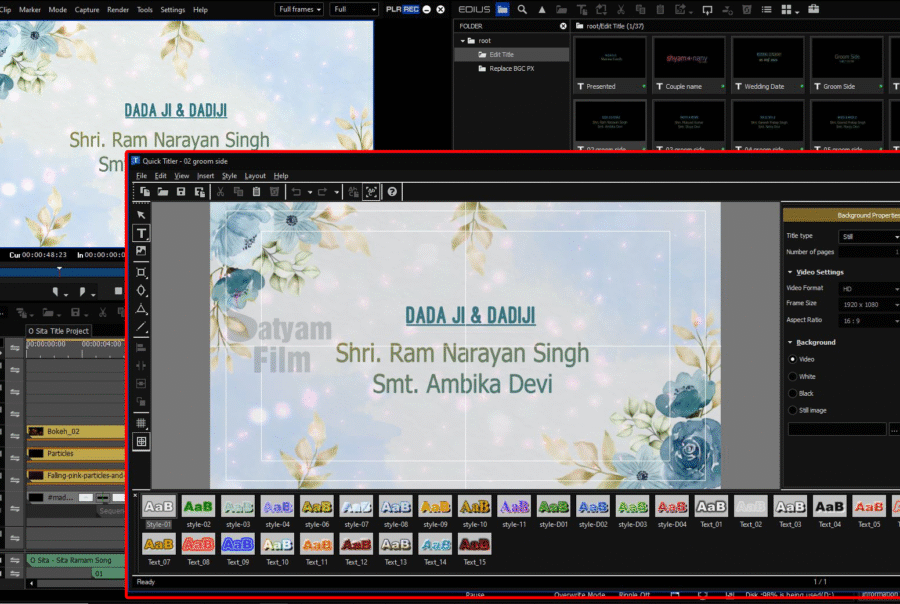 EDIUS 11 Pro Software – The Ultimate Video Editing Suite for Professionals - Satyam Film
